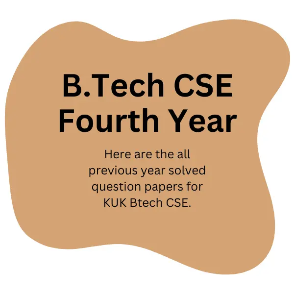 KUK CSE Solved Question Paper | Learn Loner KUK CSE Solved Question Paper | Learn Loner